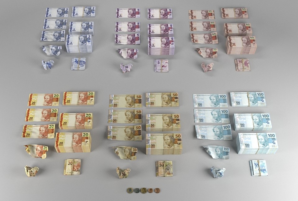 Brazilian Real BRL Currency Pack