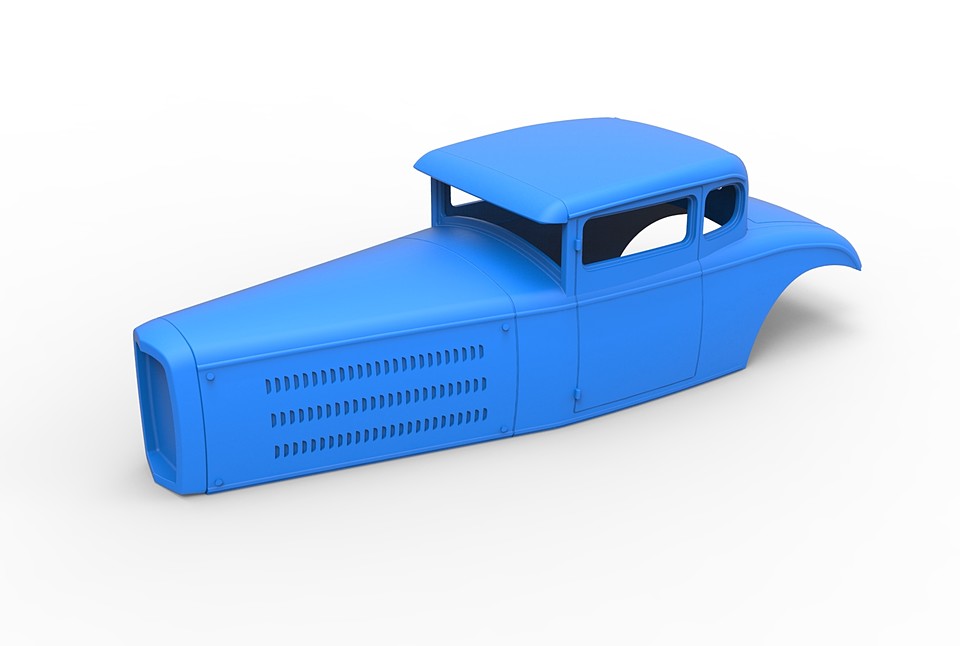 Shell model for Hot rod Scale 1 to 24