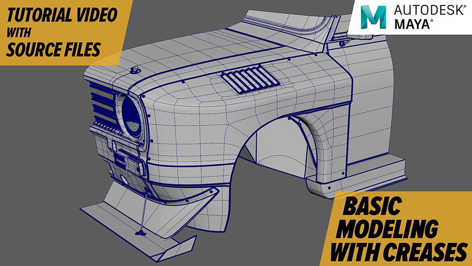 TUTORIAL Car Rendering Basic Modeling With Creases