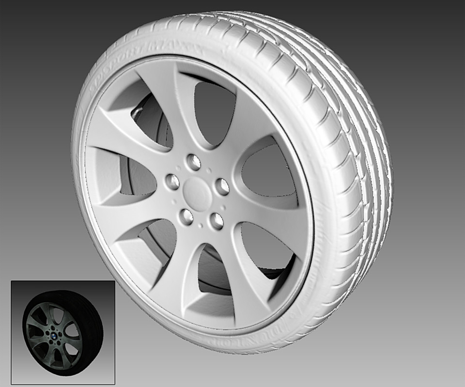 Car Wheel - 3D Scan