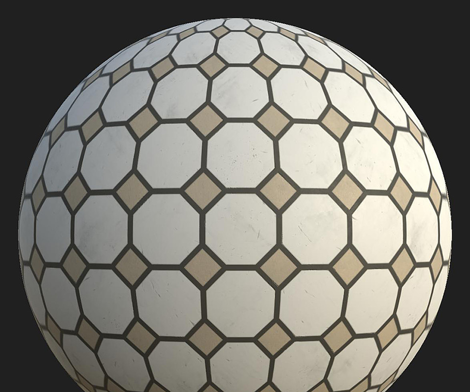 Marble Floor - PBR Substance