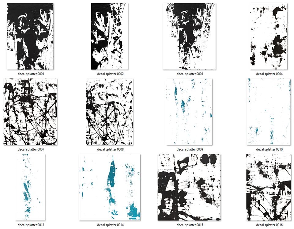 Paint Splatter - Decals