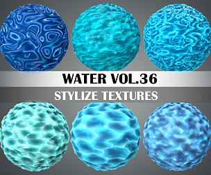 GOOD Water Textures for UE4 / UNITY / VFX / Game