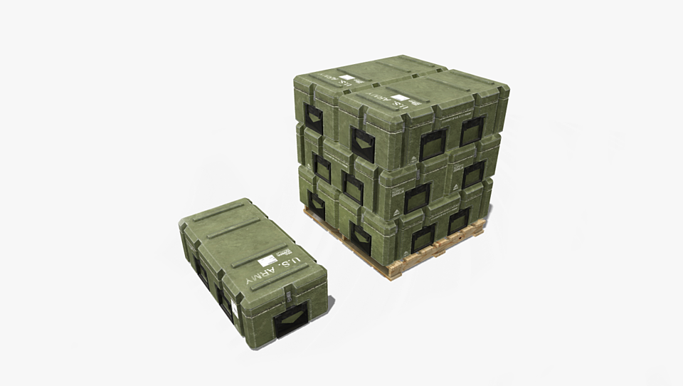 Military Weapon Crate