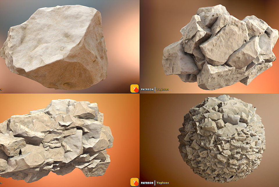 Yughues PhotoRock 08 - Fullset