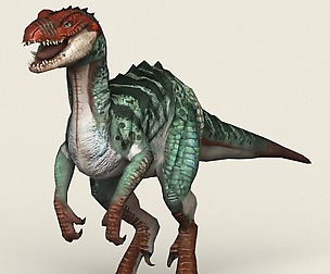 Raptor Dinosaur Maya Rig