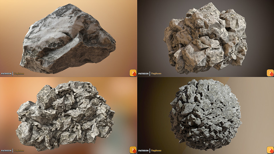 Yughues PhotoRock 09 - Fullset