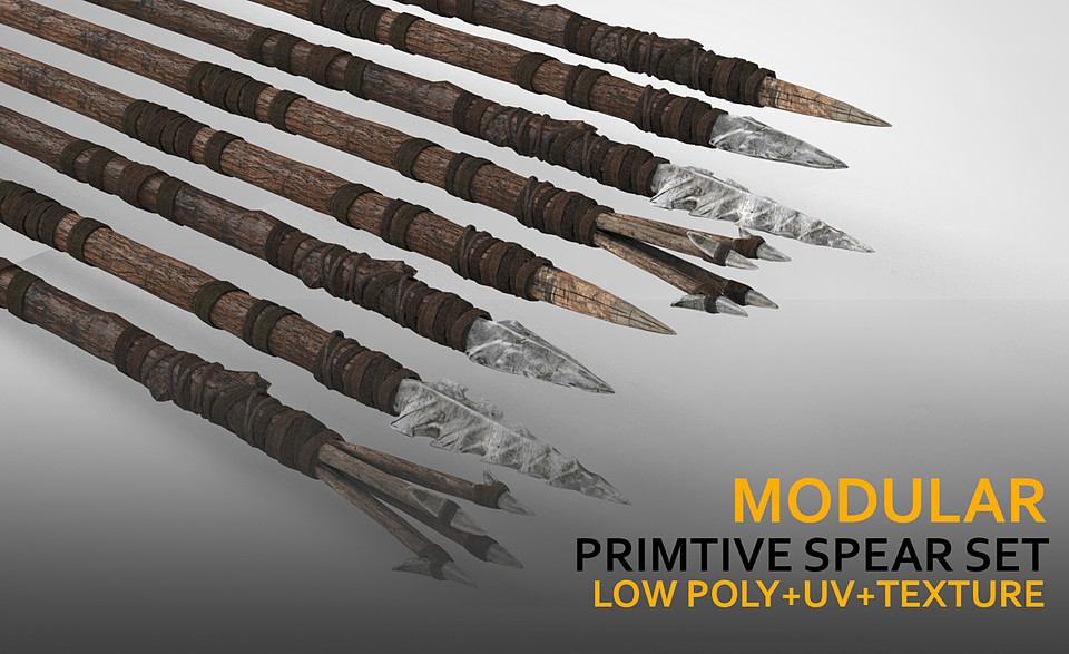 Modular Primitive Spear Set 15pc