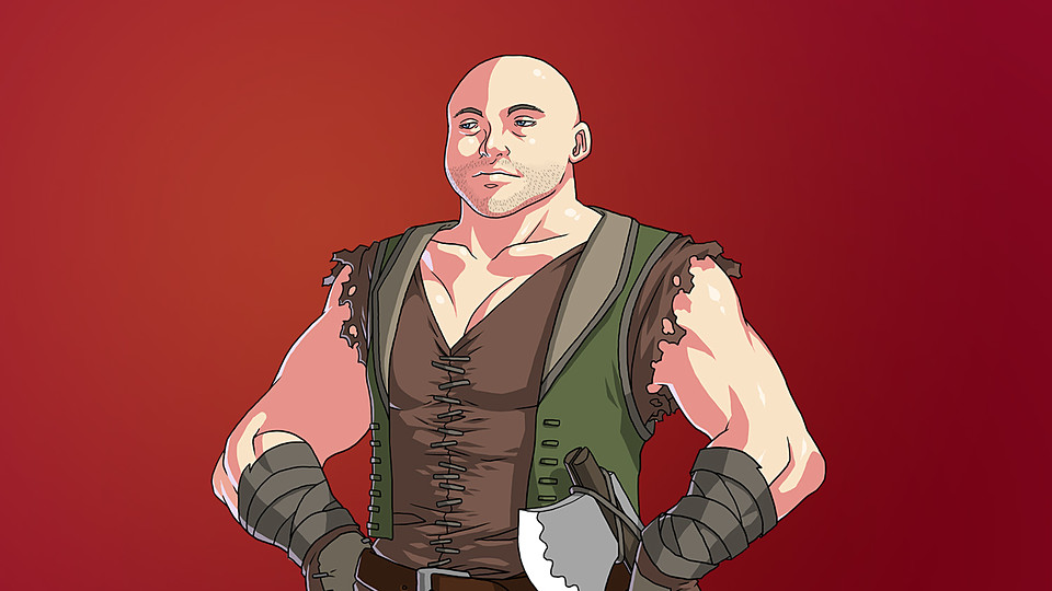 RPG Ruffian Boss - Full Body with Poses