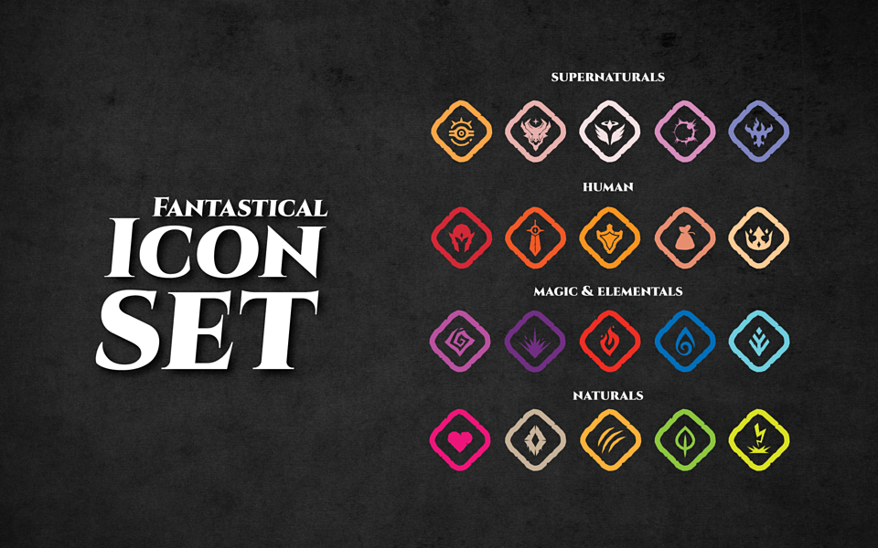 Fantastical Icon Set