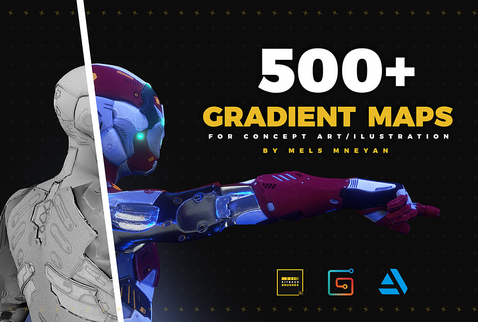 500+ Gradien Maps (for concept art/illustration )