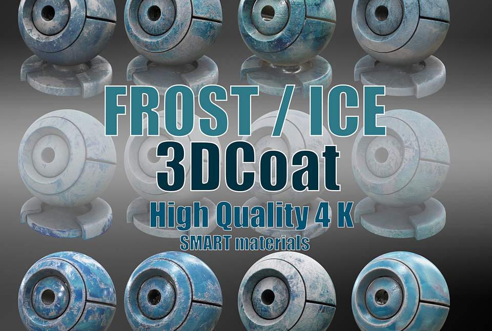 FROST/ICE Smart Materials Pack for 3DCoat