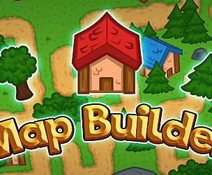 Game Level Map with 5 Different Worlds