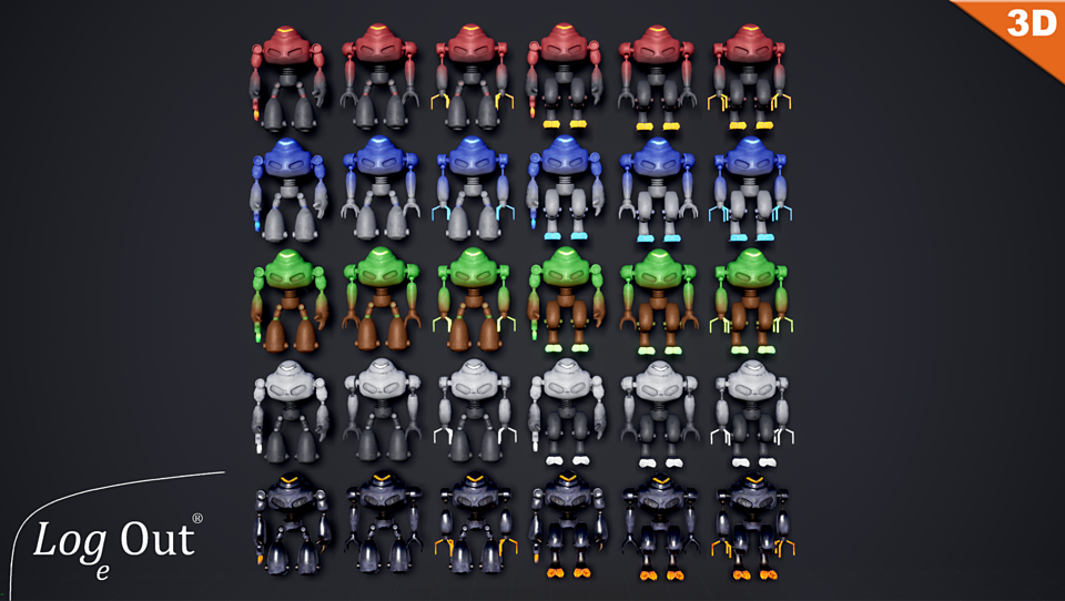 Elemental Robots Pack