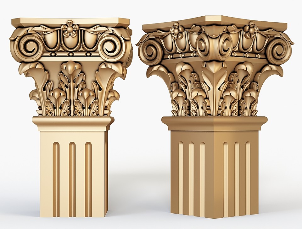 Classical Column for cnc