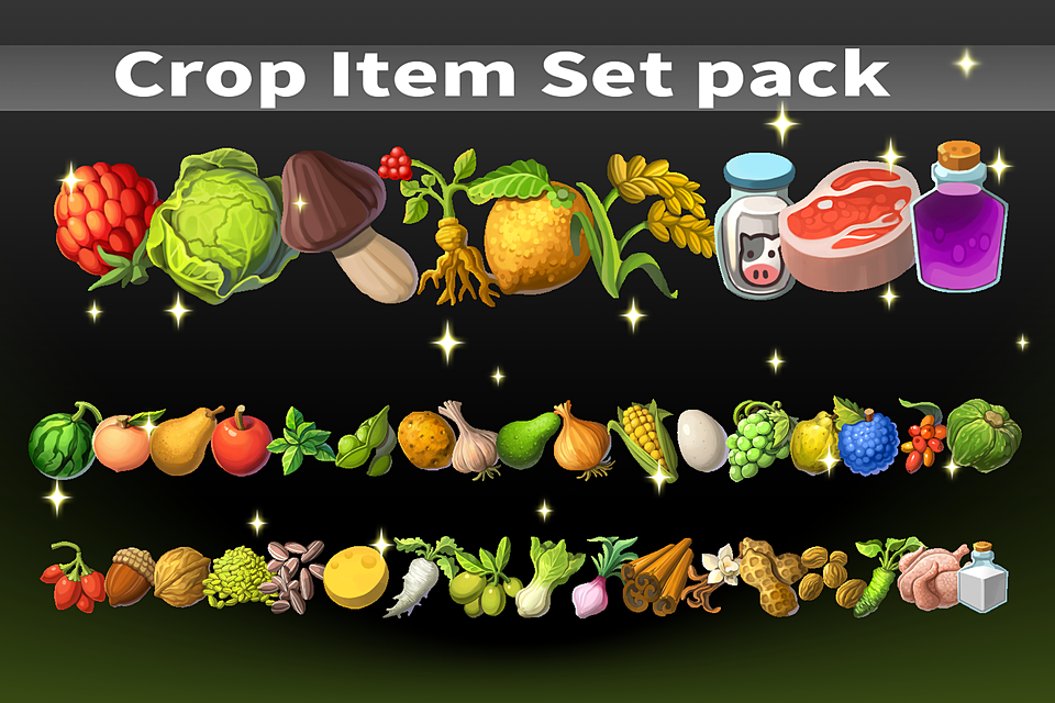 Crop Item Set pack