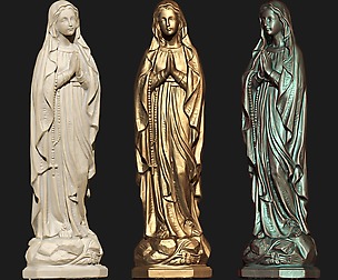 Virgin Mary 3D print model
