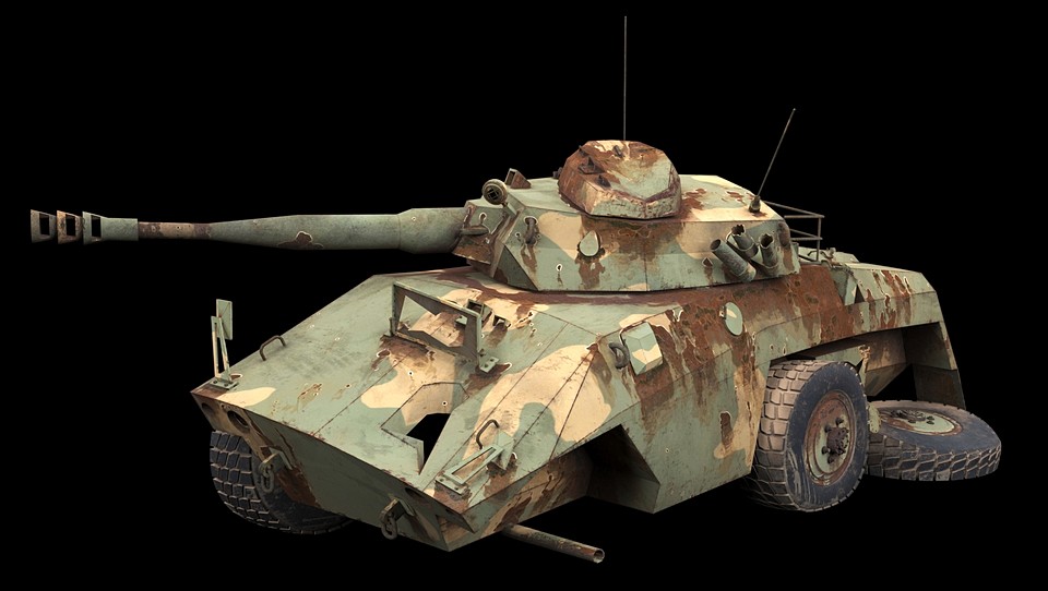 damaged EE-9 Cascavel