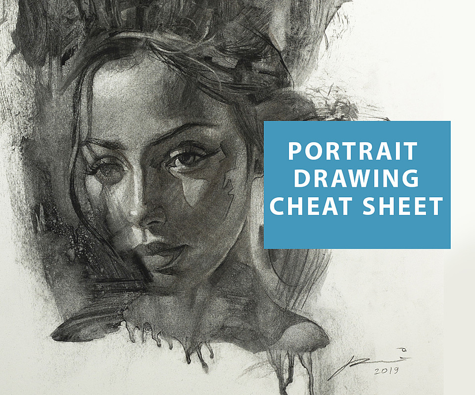 Portrait Drawing Cheat Sheet