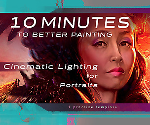 Painting a Character Key Art Illustration