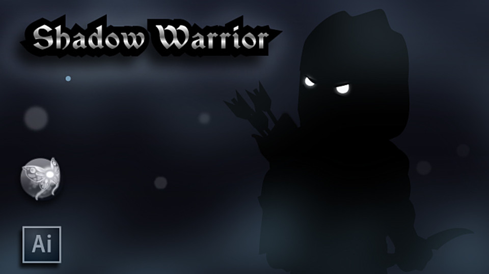 Shadow Warrior 2D Game Character Sprites