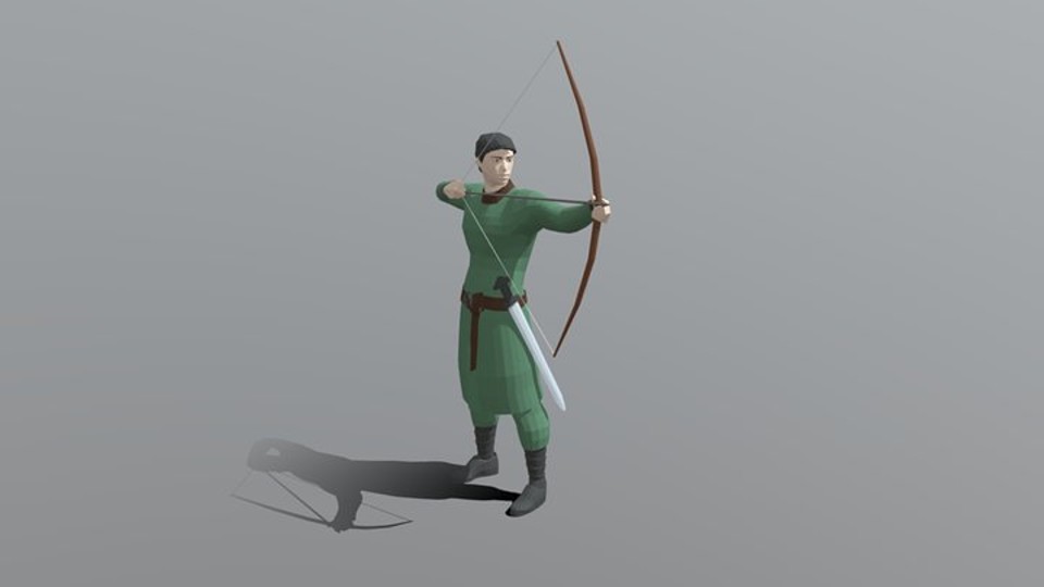 Low Poly Archer
