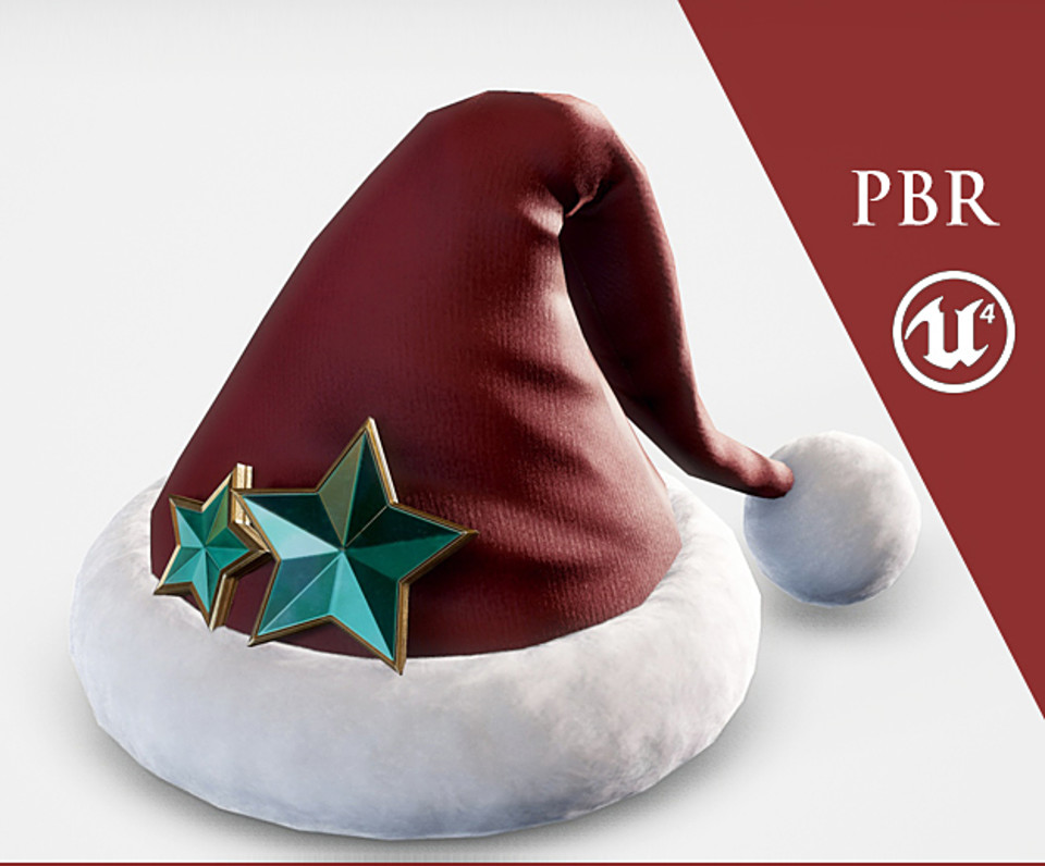 Santa Hat - Game Ready (Free)