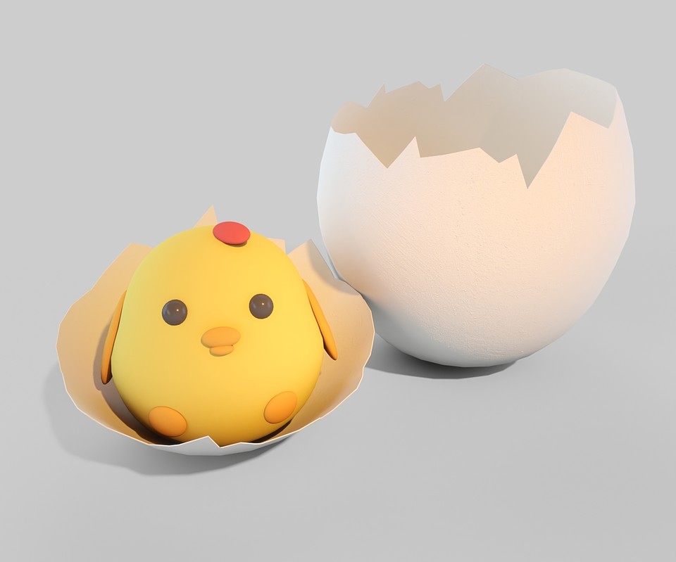 3D Modeling & Rendering chicken