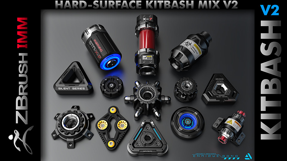 Kitbash Hard-Surface Mix V2