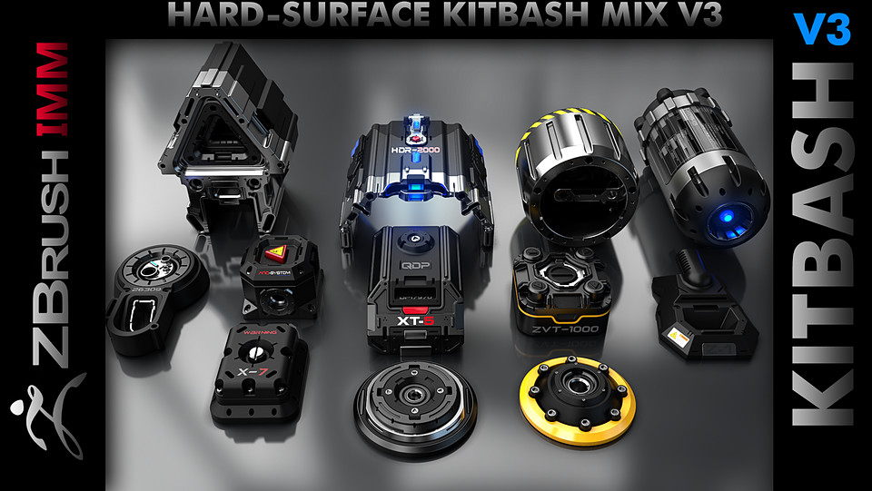 Kitbash Hard-Surface Mix V3