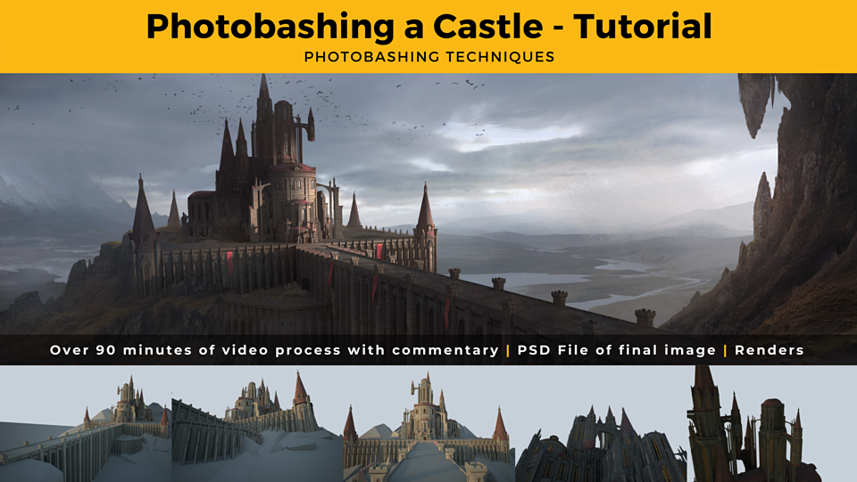 Castle Concept - Photobashing Techniques