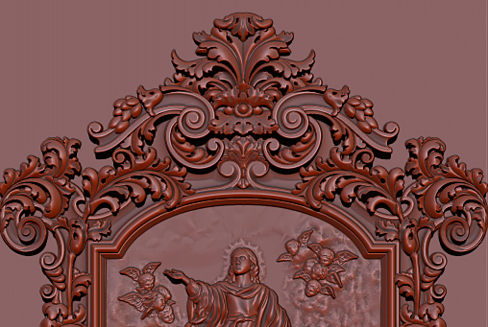 Immaculate Conception 3d Reliefs for cnc routers