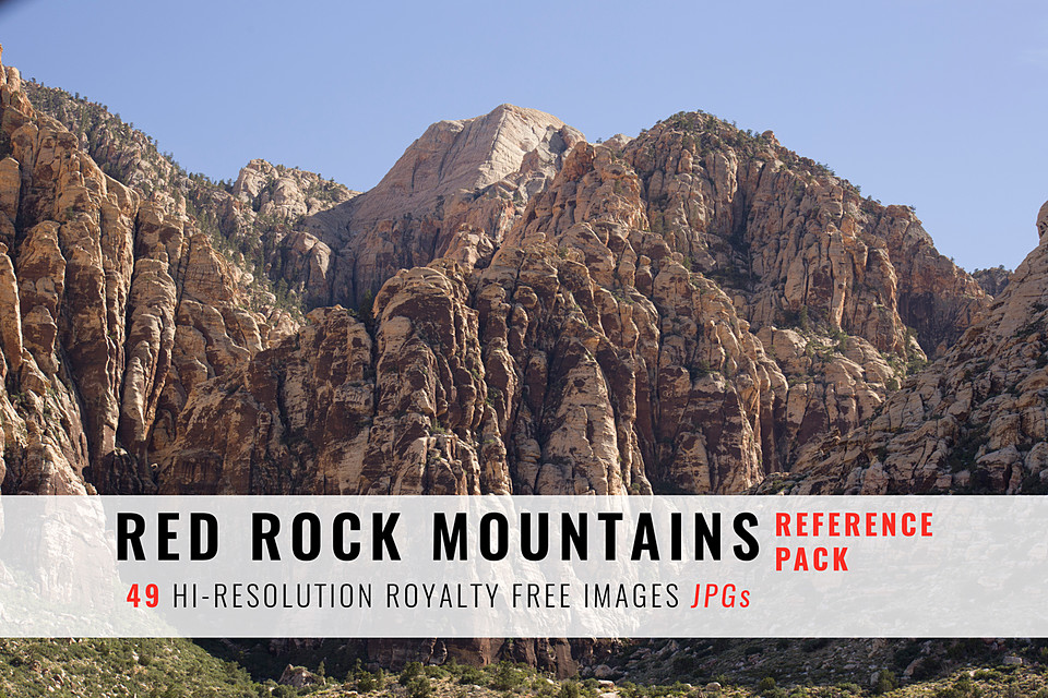 Red Rock Mountains Reference Pack