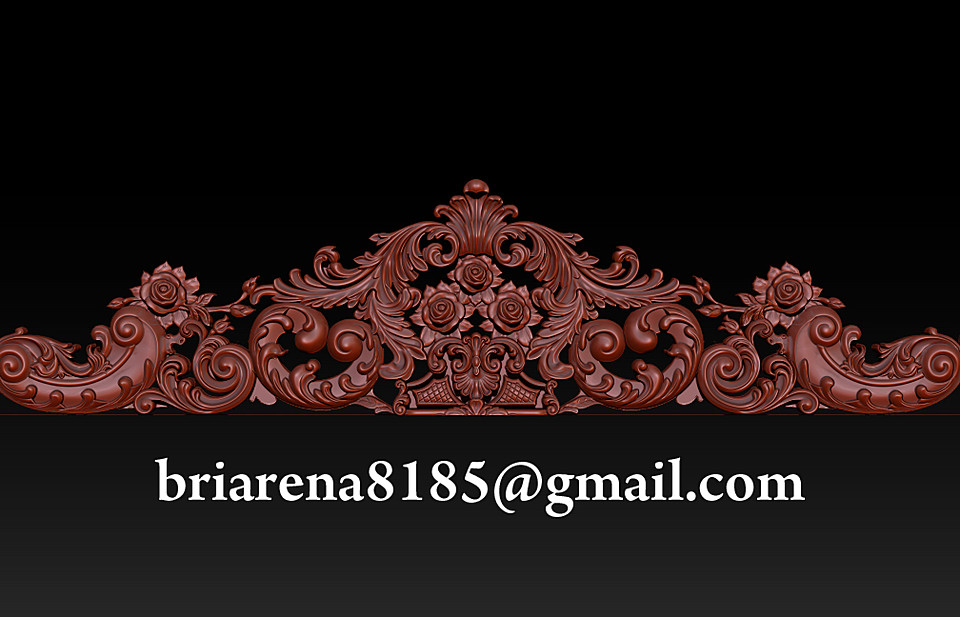 Furniture 3D relief models