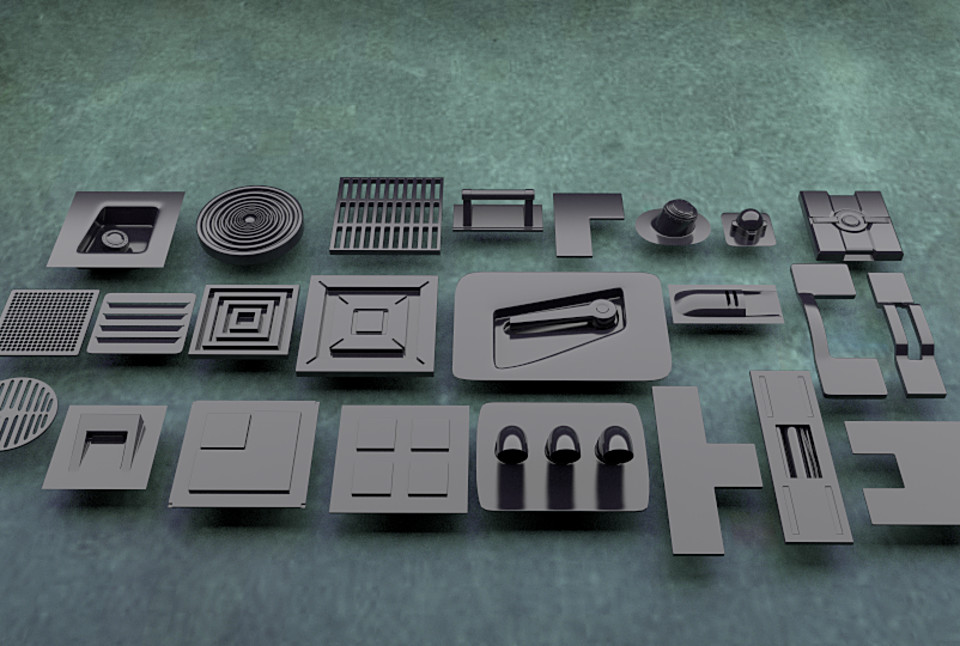 Kitbash for aircraft and greeble work