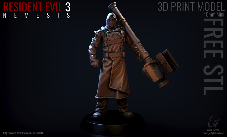 Nemesis - FREE 3D Print Miniature