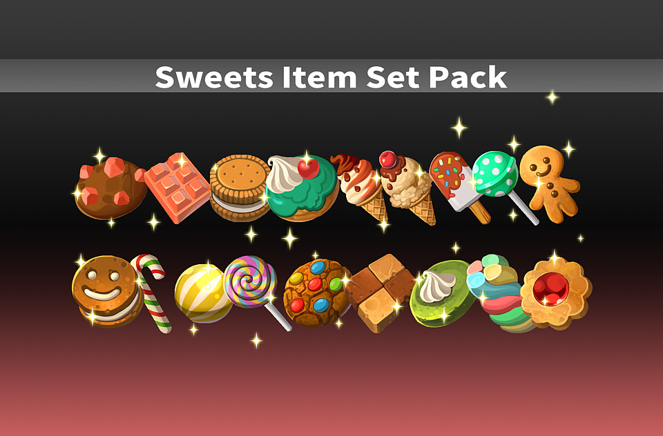 Sweets Item Set Pack