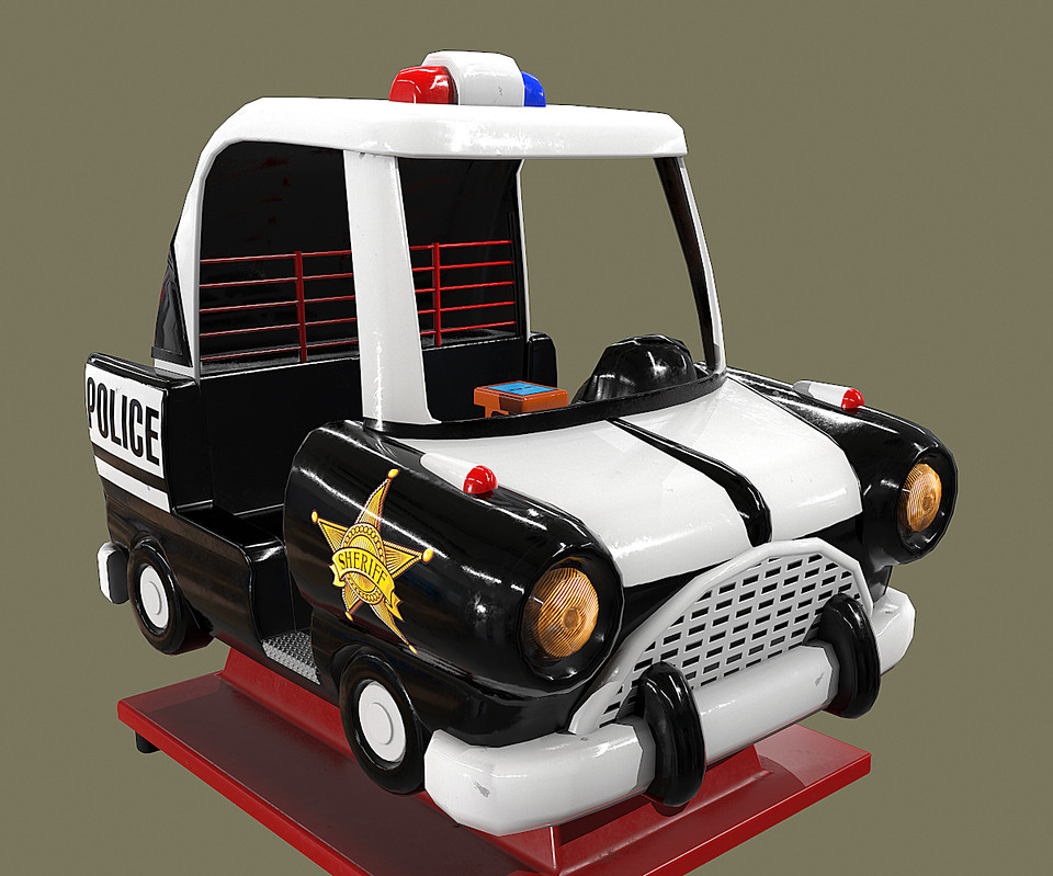Police Coin Operated Ride