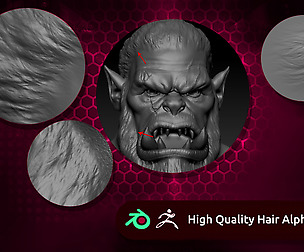 Hair Textures 4K