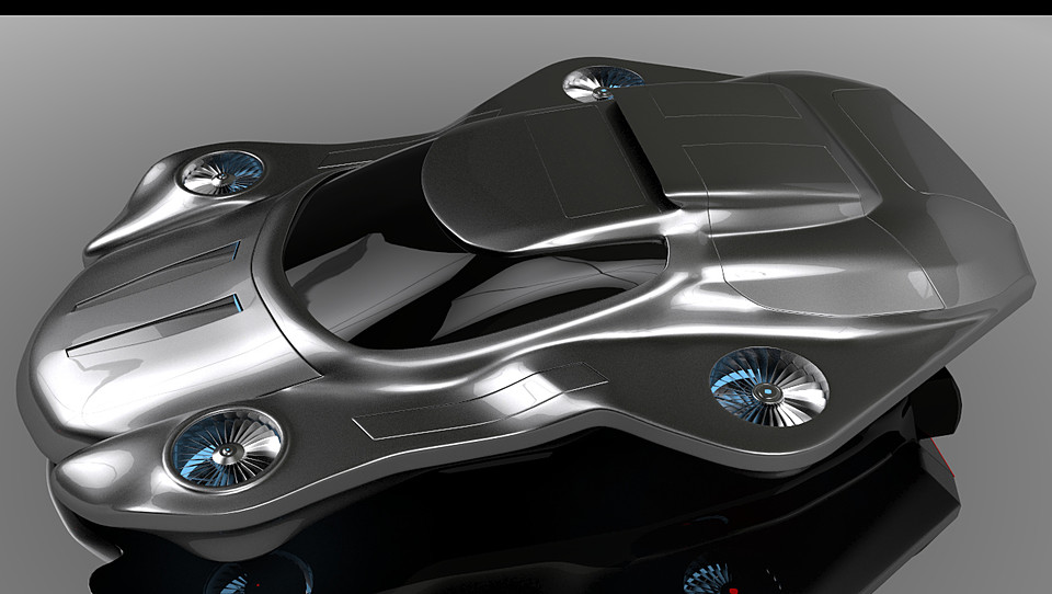 Air machine hover car