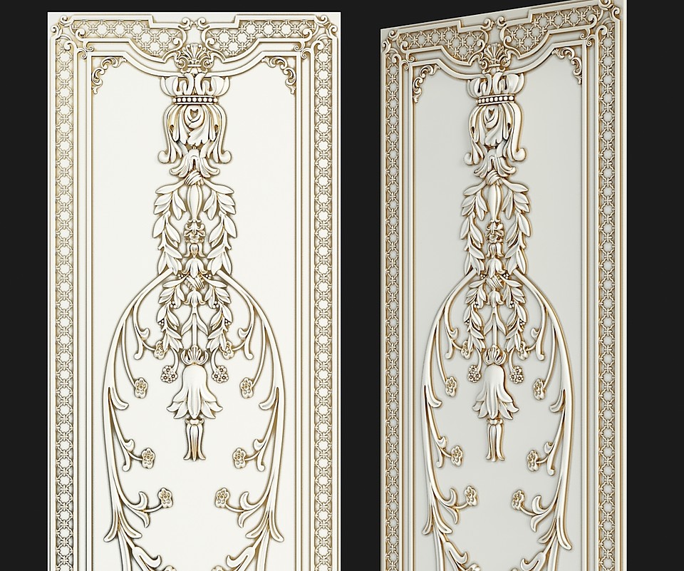 Classic decorative panel