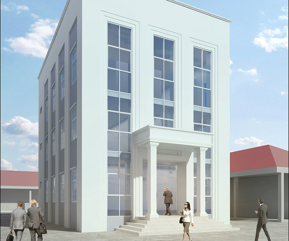 Neoclassical Small Office Building