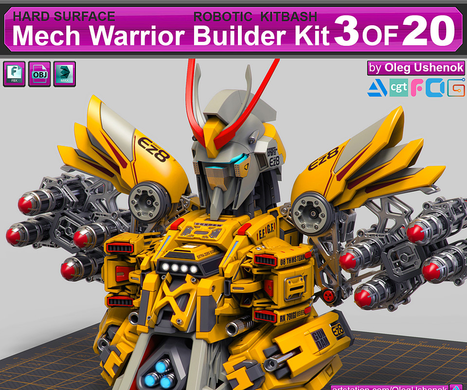 Mech Warrior Builder Kit 3 of 20