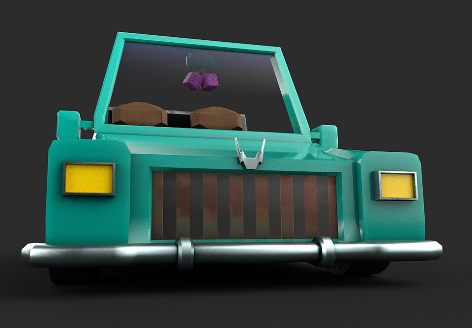 Low Poly Car Rig