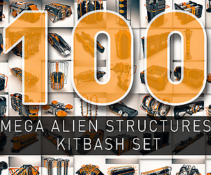 Mega Pack Kitbash 500 DETAILS