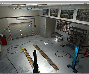 Garage Scene 3D Blender File (PBR Textured)