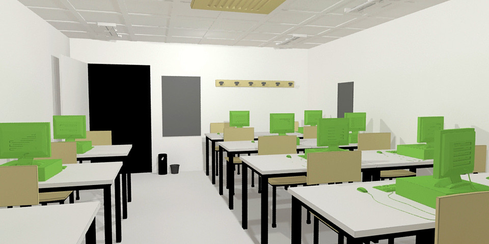 class room interior classroom office chair desk
