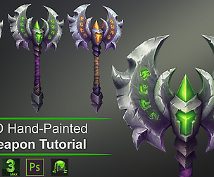 3D Hand-painted Character For Games