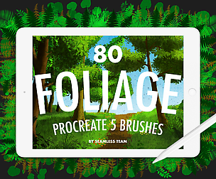 Procreate Foliage Brushes PRO II