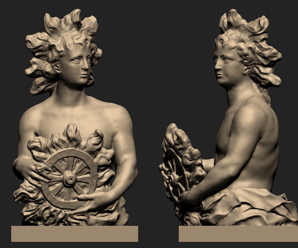 Sun God 3d Scupture